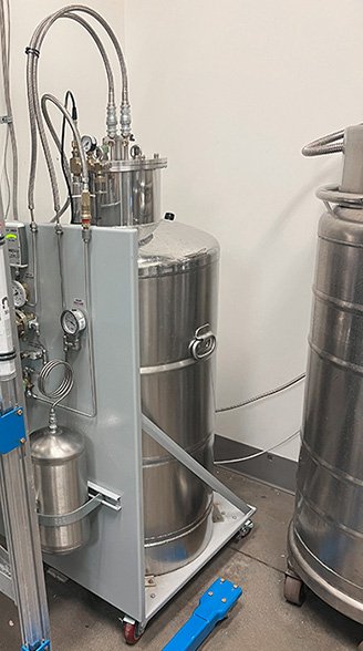 Helium recovery plant maintenance improvement | VACUUBRAND